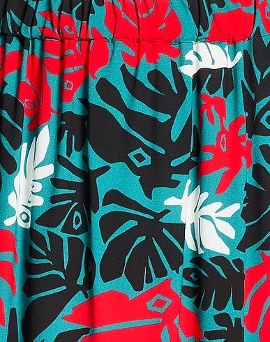 Marni Floral Print Crepe Flared Skirt