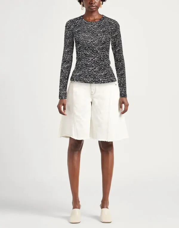 Rag & Bone Two-tone Printed Long Sleeve T-shirt