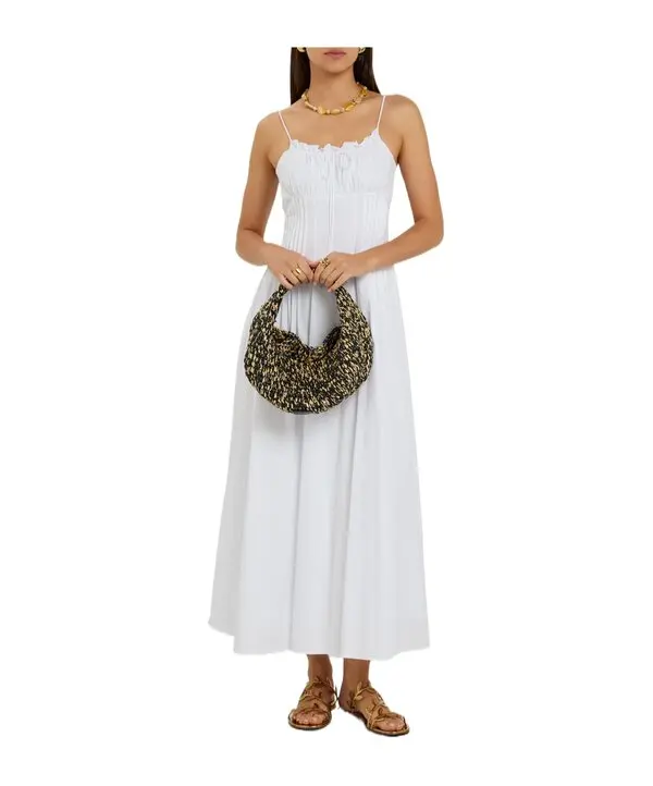 Staud Stretch-cotton Midi Dress