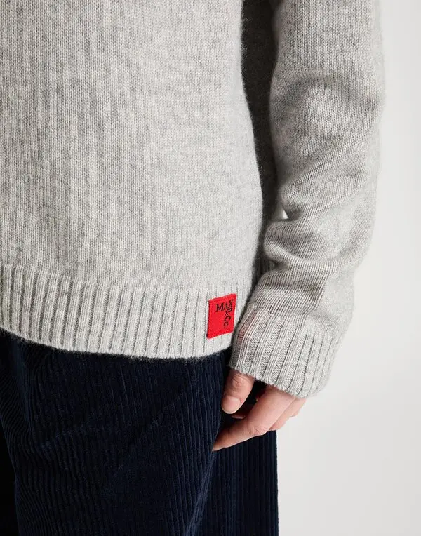 MAXCO. Ribbed Crew Neck Sweater