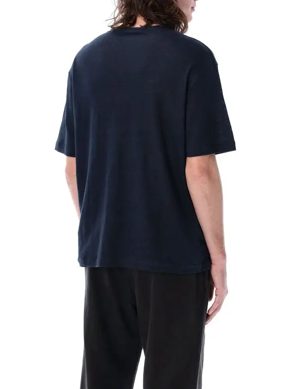 Palm Angels Logo Embroidered Crewneck T-shirt