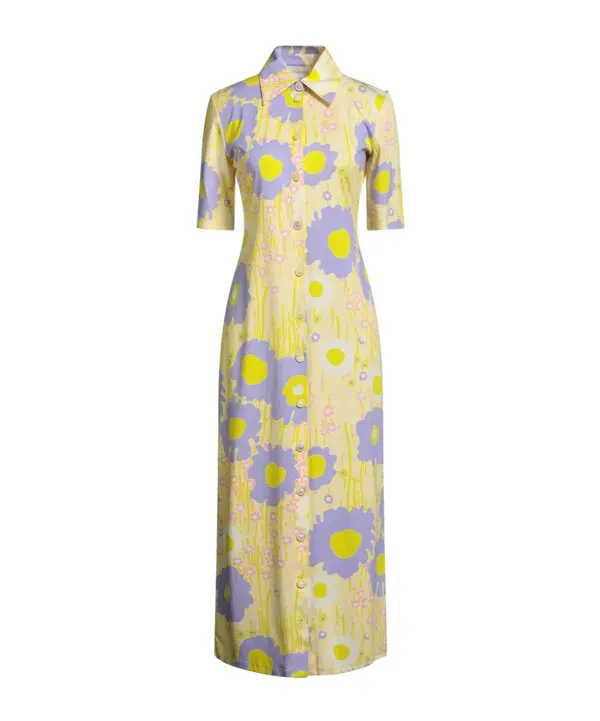 Sportmax Floral Print Shirt Dress