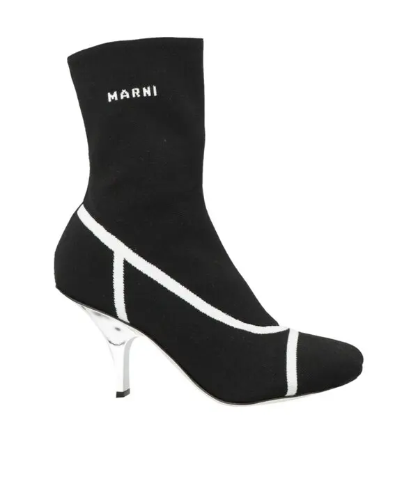 Marni Two-tone Knit Sock Boots