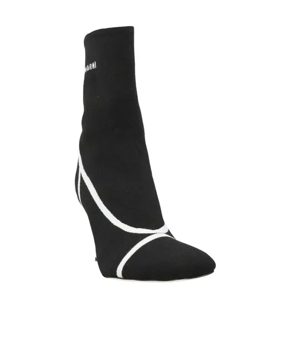 Marni Two-tone Knit Sock Boots