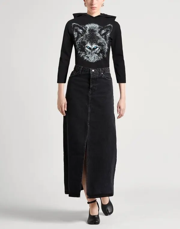 MAISON MARGIELA Printed Long-sleeve Hooded T-shirt