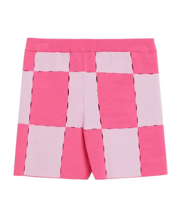 Jacquemus Plaid Knit Shorts
