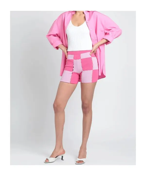 Jacquemus Plaid Knit Shorts