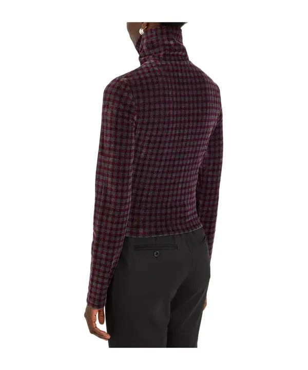 Our Legacy Slim Checked Cotton-blend Top