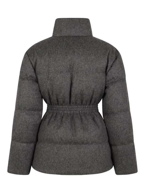 Prada Loden Down Jacket With Logo
