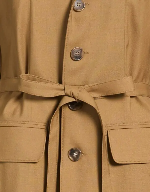 MAISON MARGIELA Wool Long-sleeve Coat