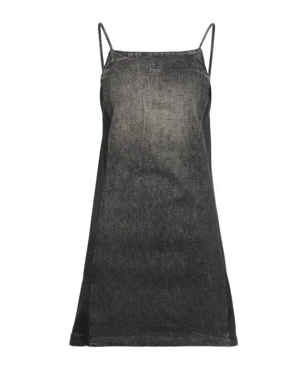 DIESEL® Sleeveless Dress With Minimalist Design - Black
