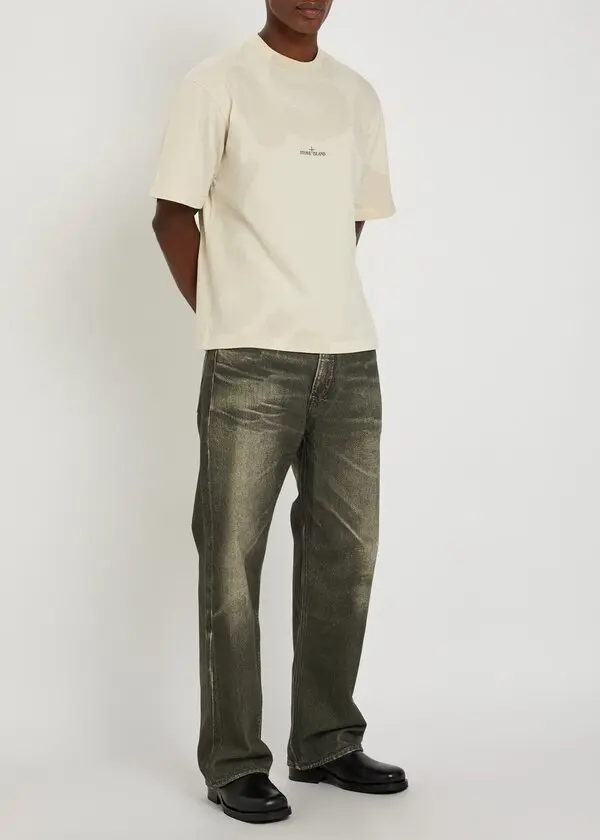 Stone Island Logo-print Cotton T-shirt