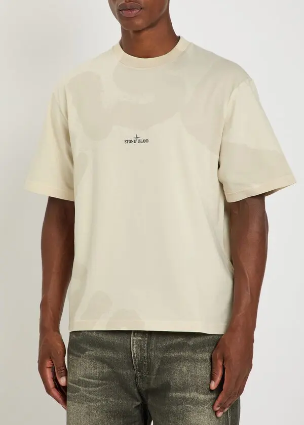 Stone Island Logo-print Cotton T-shirt