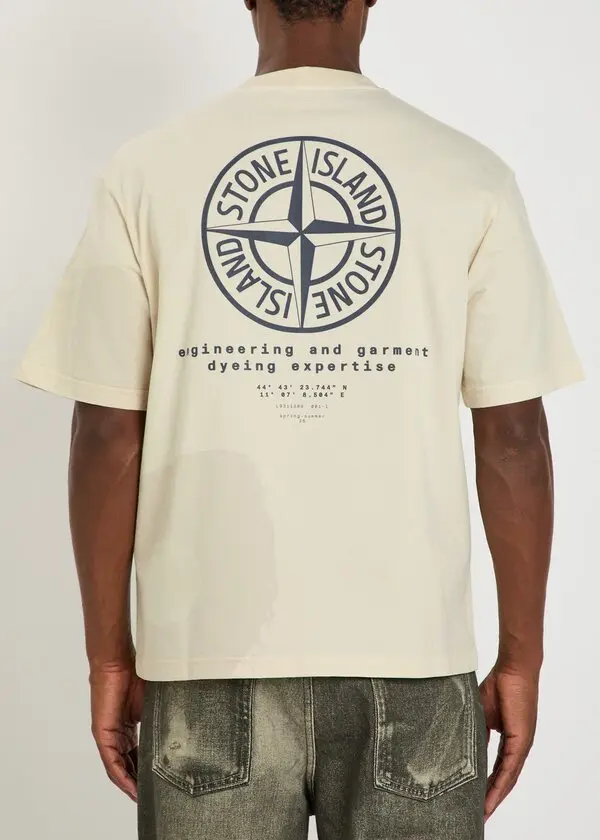 Stone Island Logo-print Cotton T-shirt
