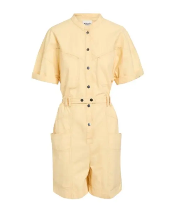 Isabel Marant Étoile Belted Romper Shorts
