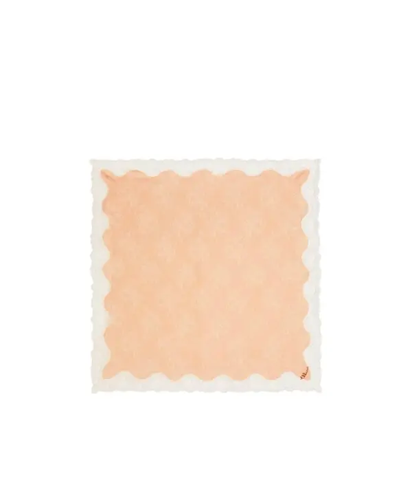 Chloé Romantic Lace-trimmed Silk-jacquard Scarf