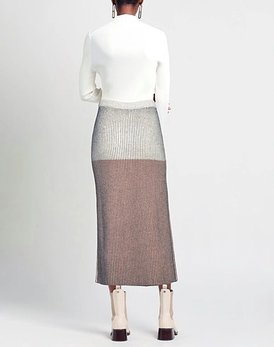 MAISON MARGIELA Ribbed Knit Midi Skirt