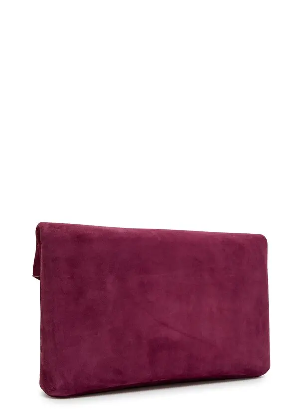 Saint Laurent Suede Clutch
