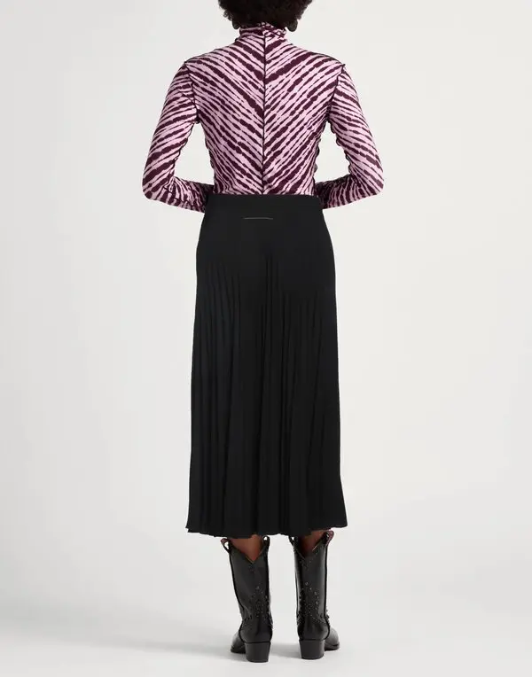 MAISON MARGIELA Solid Color Pleated Skirt