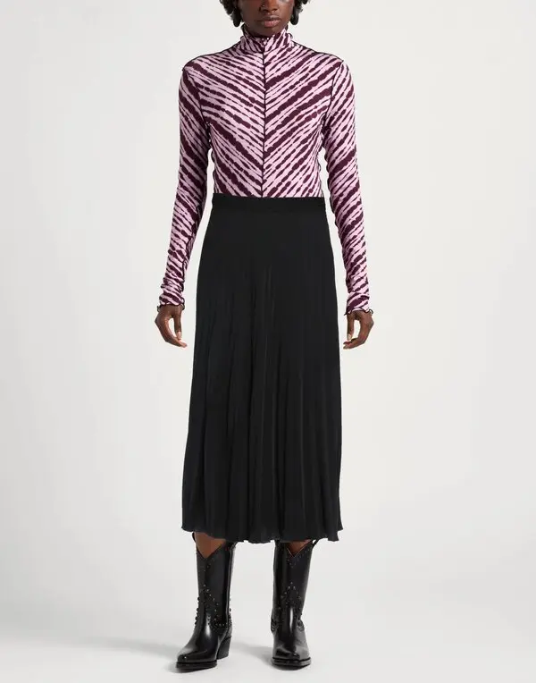 MAISON MARGIELA Solid Color Pleated Skirt