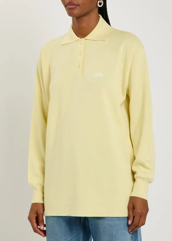 Loewe Cashmere Blended Polo Shirt