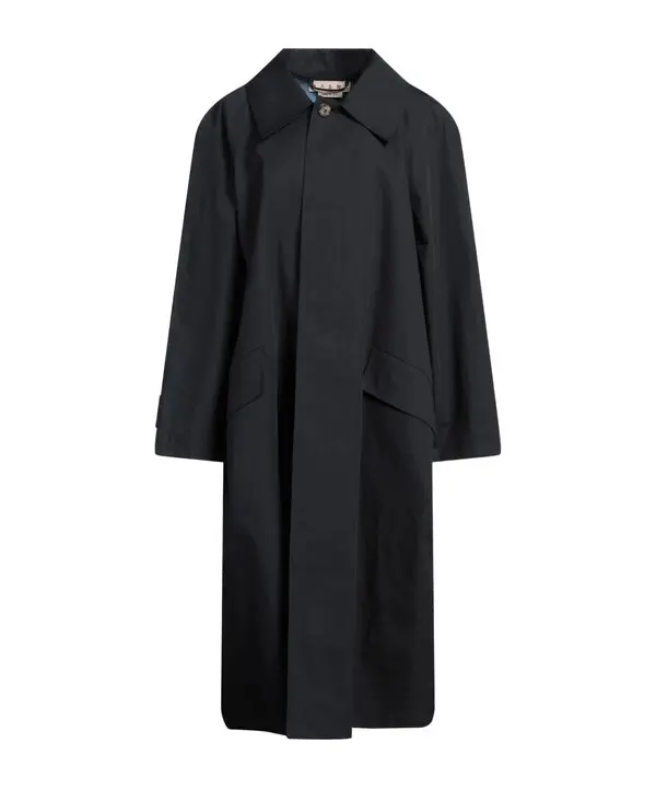 Marni Mackintosh Plain Colour Poplin Long Sleeve Jacket