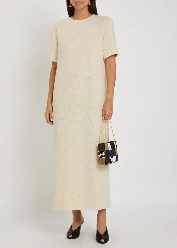 Khaite Bouclé Midi Dress