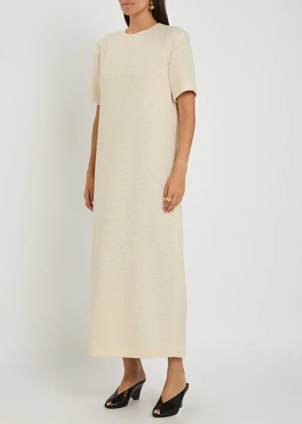 Khaite Bouclé Midi Dress