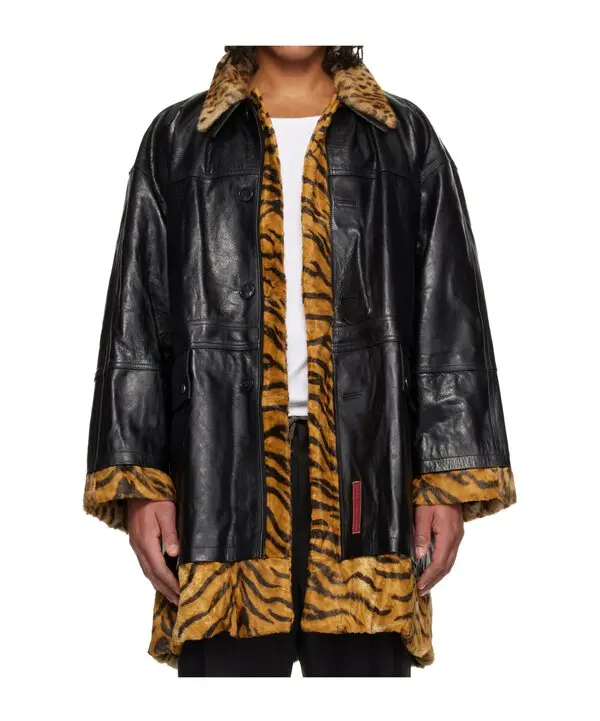 Martine Rose Leather Coat