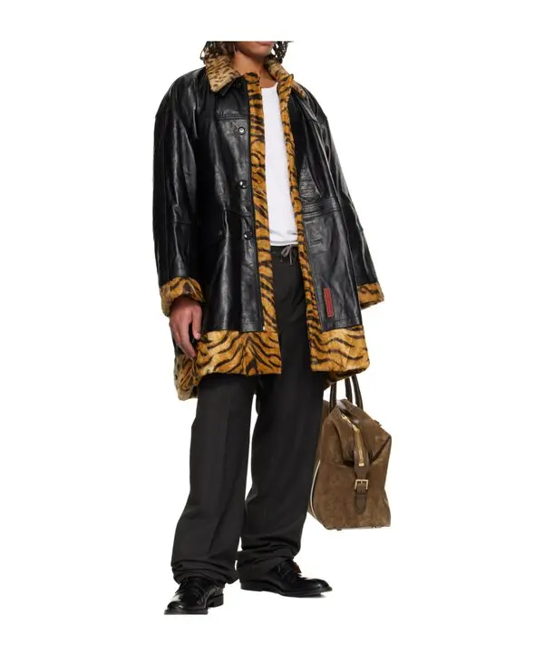 Martine Rose Leather Coat