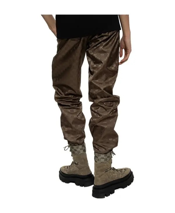 MISBHV Monogram Printed Tapered-leg Trackpants