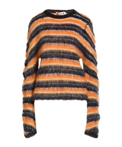 Marni Striped Knitted Crewneck Sweater