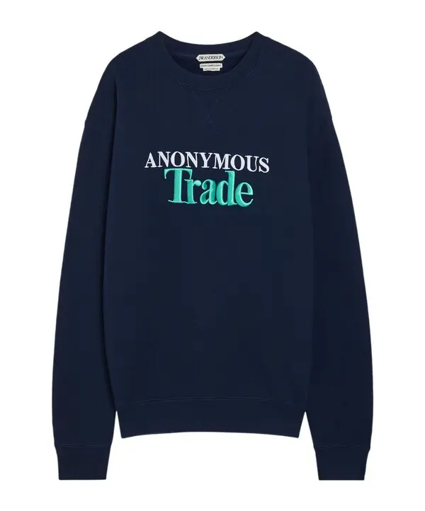 J.W.ANDERSON Cotton Crew Neck Embroidered Sweatshirt