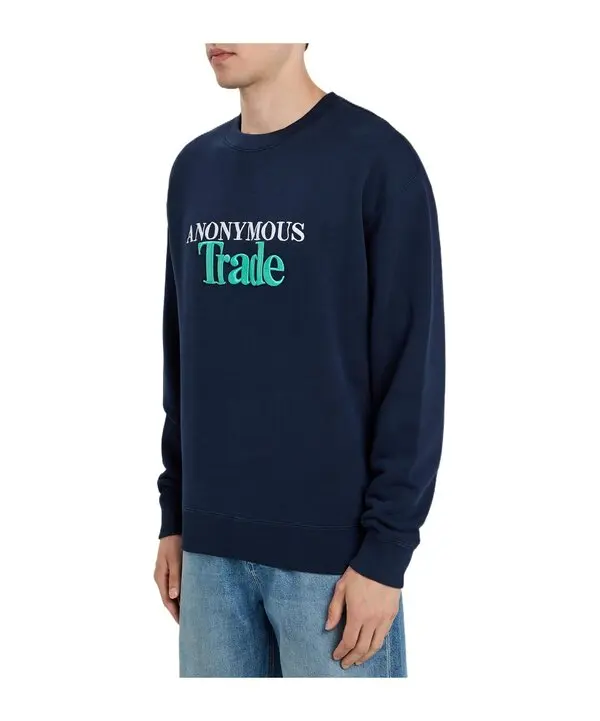 J.W.ANDERSON Cotton Crew Neck Embroidered Sweatshirt