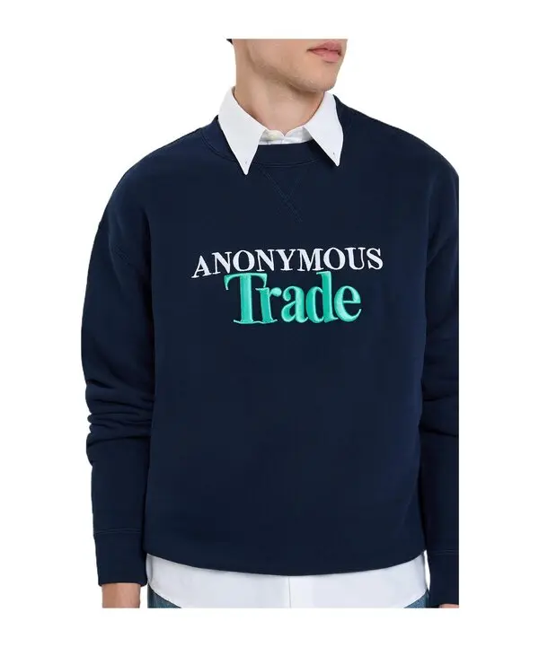 J.W.ANDERSON Cotton Crew Neck Embroidered Sweatshirt