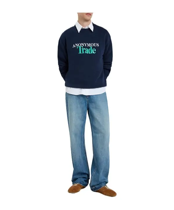J.W.ANDERSON Cotton Crew Neck Embroidered Sweatshirt