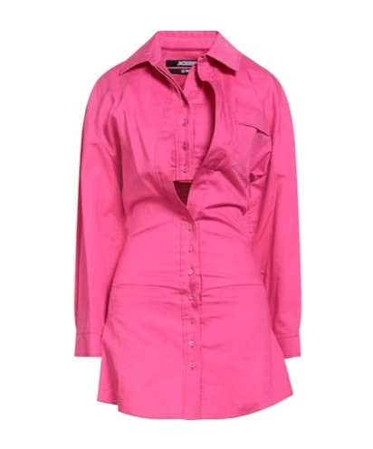 Jacquemus Long Sleeve Collared Button Up Dress