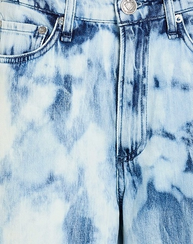 Rag & Bone Wide-leg Jeans With Tie & Dye Print