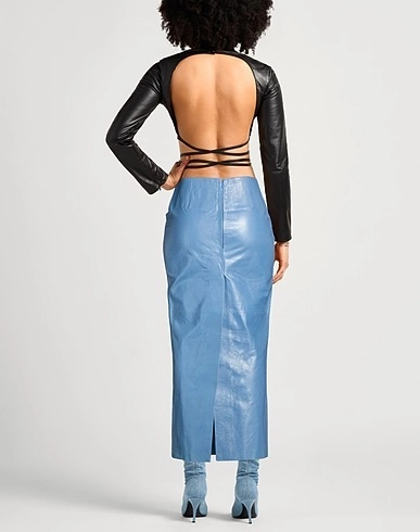 Marni Leather Pencil Skirt