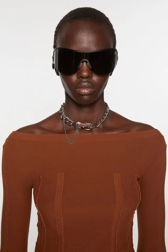 Acne Studios Buckle-detail Choker Necklace