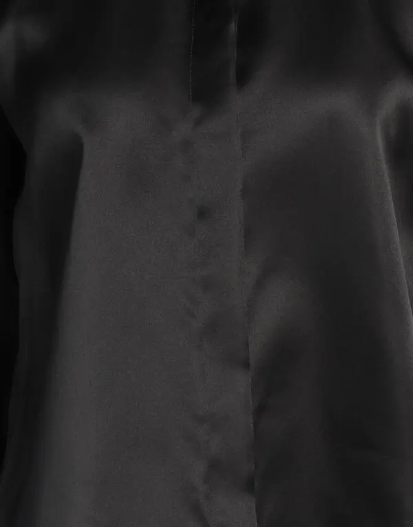 Max Mara Long Sleeve Shirt With Cufflink Cuffs - Black