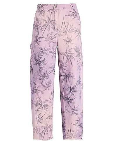 MAXCO. High-waisted Casual Pants With Hawaiian Print
