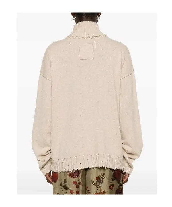 UMA WANG Long Sleeve Turtleneck Sweater
