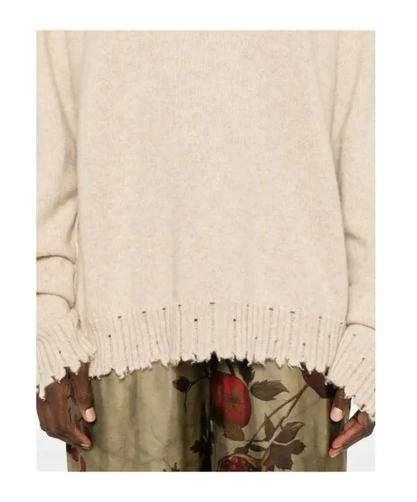 UMA WANG Long Sleeve Turtleneck Sweater