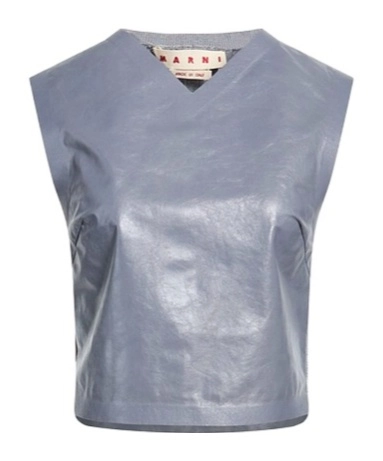 Marni Leather Short Top