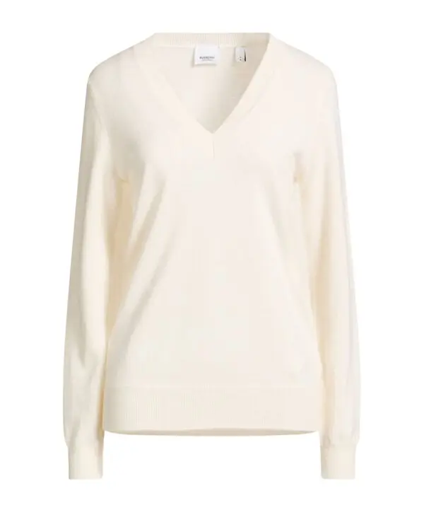 Burberry V-neck Long Sleeve Sweater