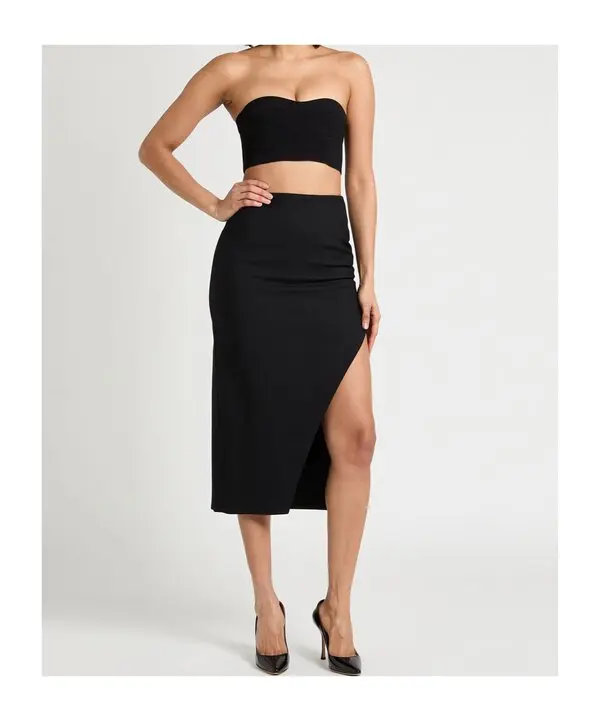 MAXCO. Max&co. Strapless Sweetheart Boned Top With Detachable Straps