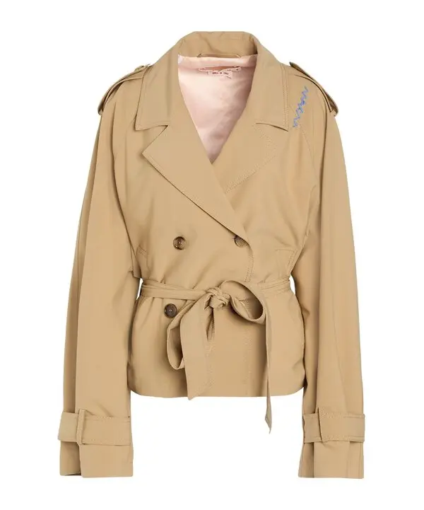 Marni Belted Double-breasted Jacket - Nude