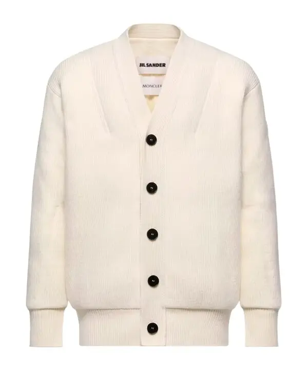 Moncler Jil Sander Padded Wool Cardigan