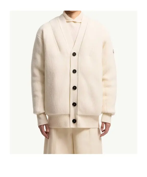 Moncler Jil Sander Padded Wool Cardigan